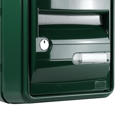 Boite aux lettres Individuelle verte et originale. Normalisée.